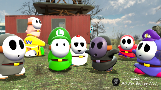 Super Mario ragdolls pack
