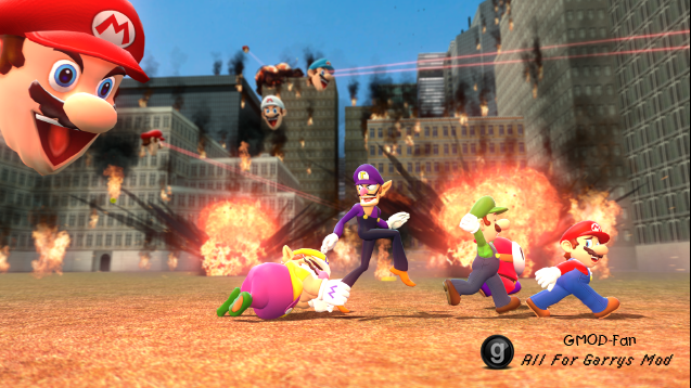 Super Mario ragdolls pack