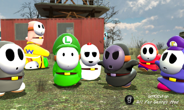 Super Mario ragdolls pack