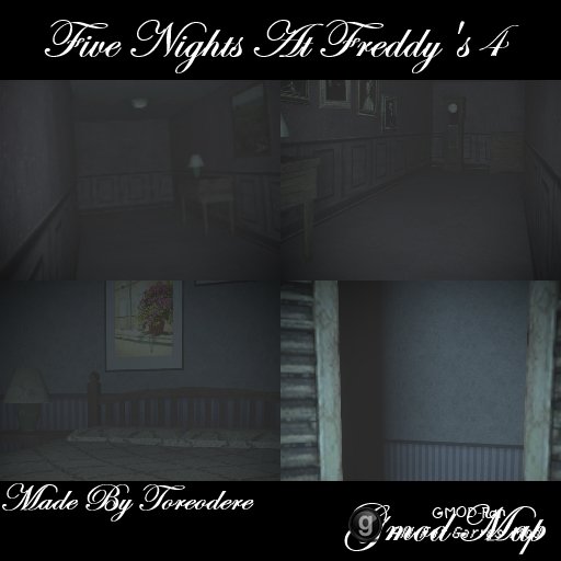 Five Nights At Freddy's 4 Gmod Map