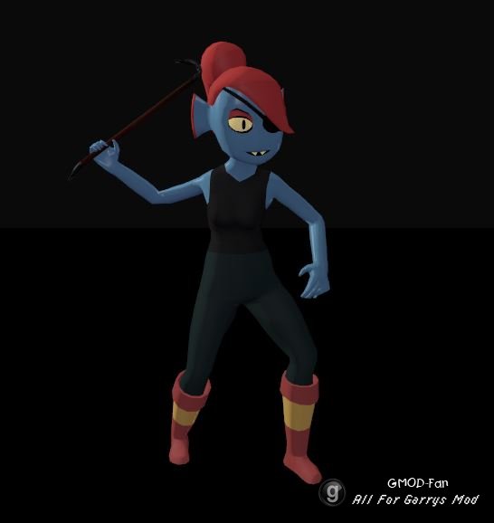 Playermodel - Undertale - Undyne