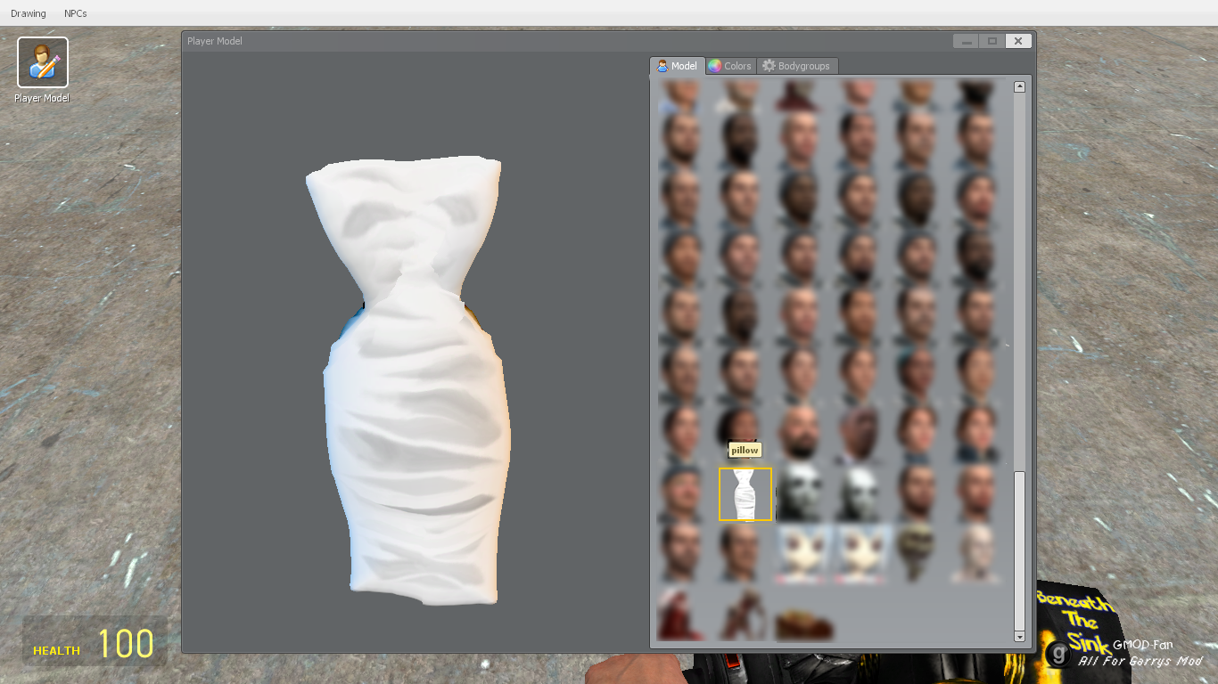 Waifu Pillow Playermodel