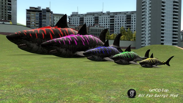 Colourable Megalodon From ARK