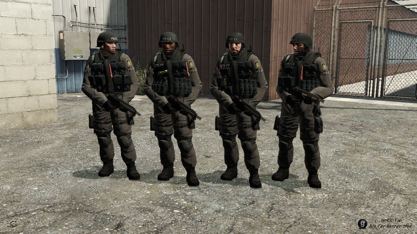 Counter Strike: Global Offensive CT Playermodels and NPCs