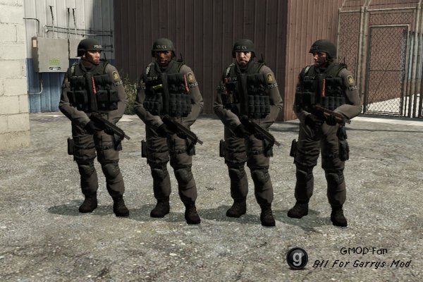 Counter Strike: Global Offensive CT Playermodels and NPCs