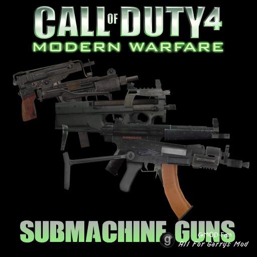 Call of Duty 4: Modern Warfare Submachine Guns